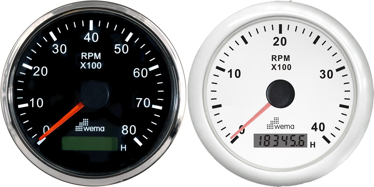 Turteller m/Timeteller SL hvit 0-8000 - Wema - Eurofritid.no