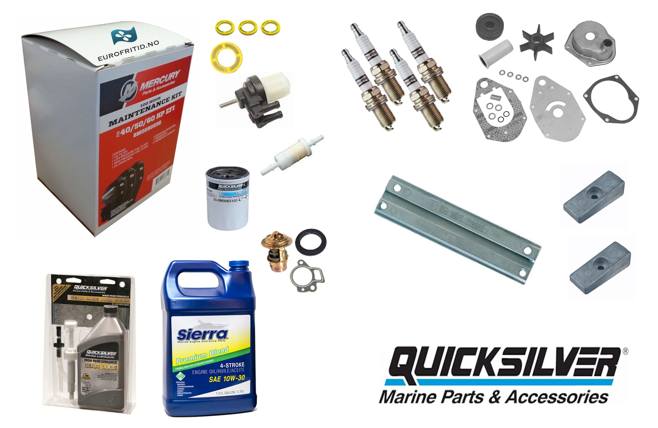 Mercury/Mariner Servicekit - Eurofritid.no